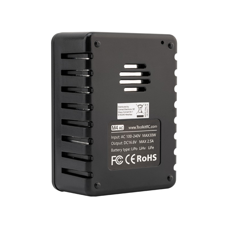 Зарядное устройство ToolkitRC M4AC 30W 2.5A 1-4S